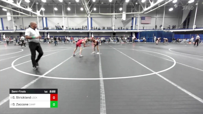 133 lbs Semifinal - Gable Strickland, Lock Haven University vs Domenic ...