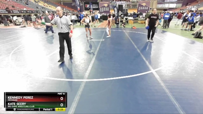 115 lbs Cons. Round 3 - Kennedy Perez, Michigan vs Kate Seery, Big Game ...