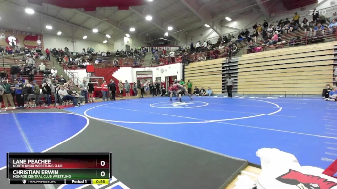 175 lbs Champ. Round 2 - Christian Erwin, Monroe Central Club Wrestling ...