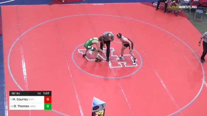 167 lbs Round of 32 - Max Gourley, Gettysburg vs Dakota Thomas ...