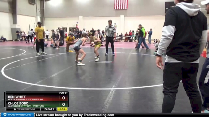 100 lbs Cons. Round 1 - Ben Whitt, North Alabama Elite Wrestling vs ...