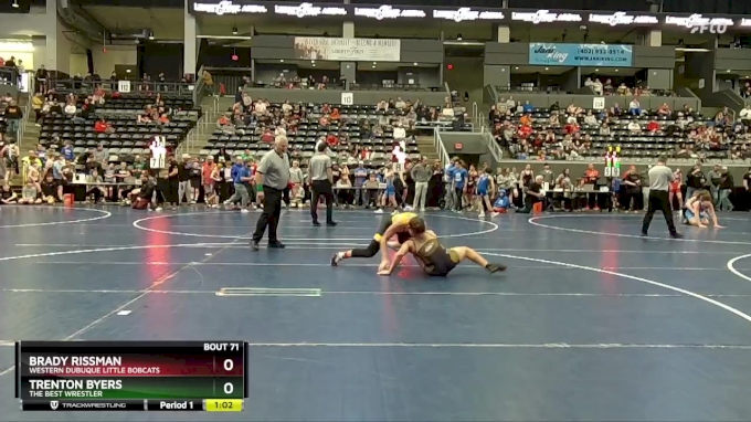 150 lbs Champ. Round 1 - Trenton Byers, The Best Wrestler vs Brady ...