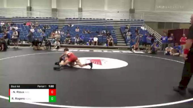 109 lbs Champ. Round 2 - Nathan Rioux, Avon Wrestling Club vs Richard ...