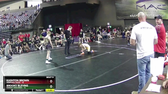 75 lbs Finals (8 Team) - Kashton Brown, Nebraska Maize vs Brooks ...