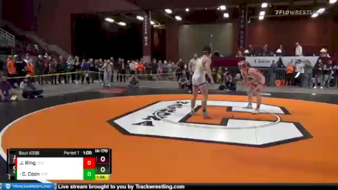 4A-170 lbs 1st Place Match - Colson Coon, Sheridan vs Jack Ring ...
