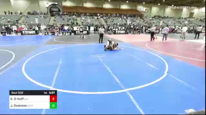 116 lbs Consi Of 8 #2 - Kalani Sfeir-Huff, Silverback WC vs Jackson ...