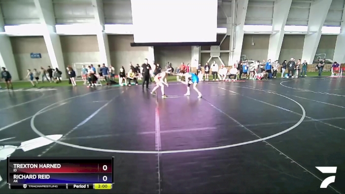 136 lbs Quarterfinal - Trexton Harned, ID vs Richard Reid, AK