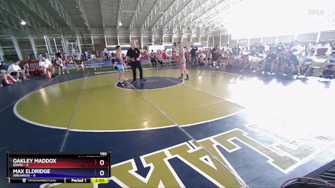 150 lbs Quarterfinals (8 Team) - Oakley Maddox, Idaho vs Max Eldridge ...