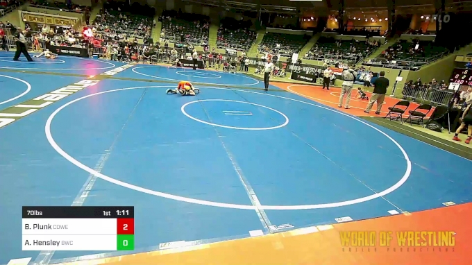 70 lbs Round Of 16 - Braxton Plunk, Coweta Tiger Wrestling vs Aiden ...