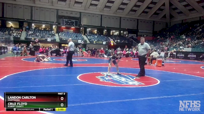 1A-113 lbs Quarterfinal - Landon Carlton, Chattooga vs Cruz Floyd ...