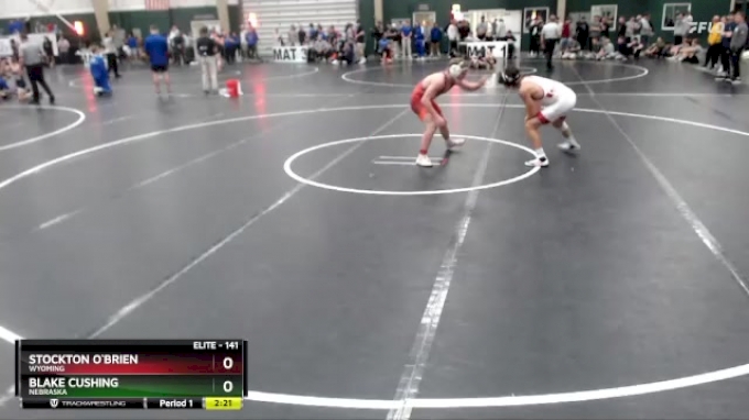 141 lbs 1st Place Match - Blake Cushing, Nebraska vs Stockton O`Brien ...
