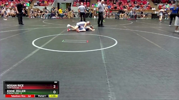 84 lbs Round 3 (4 Team) - Hogan Rice, Team Gotcha vs Eddie Zeller ...