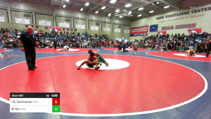 134 lbs Consi Of 16 #2 - Gavin Contreras, Cesar Chavez vs Brendon Ko ...