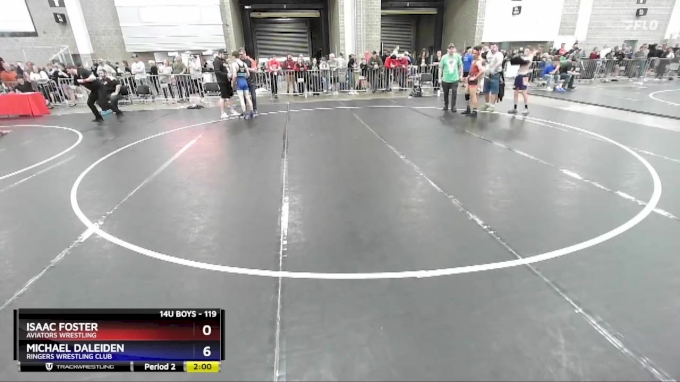 119 lbs Semifinal - Isaac Foster, Aviators Wrestling vs Michael ...