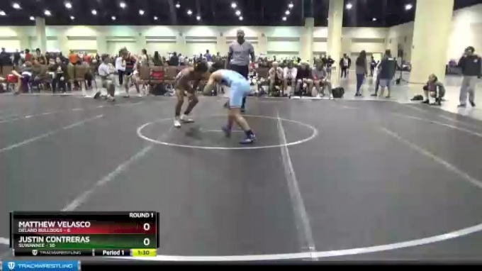 120 lbs Round 1 (8 Team) - Matthew Velasco, Deland Bulldogs vs Justin ...