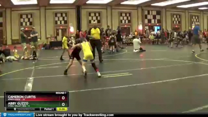 65 lbs Round 1 (4 Team) - Abby Guzzo, Steel Valley Red vs Cameron ...