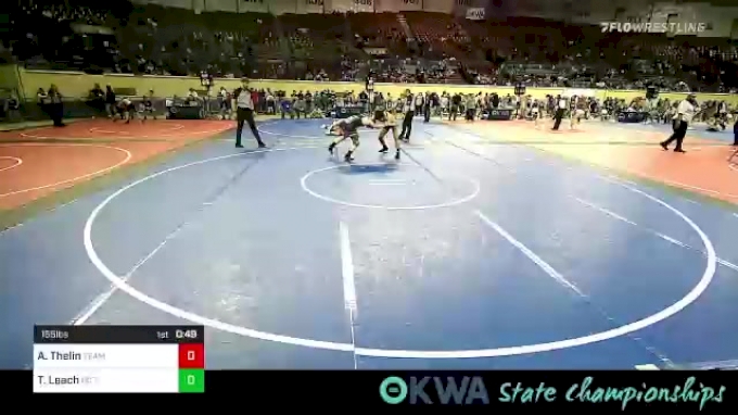 155 lbs Consi Of 4 - Ayden Thelin, Team Choctaw vs Tristan Leach, PC ...