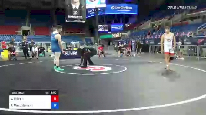 220 lbs Consi Of 8 #2 - Jared Thiry, Iowa vs Peter Talon Macchione, Alaska