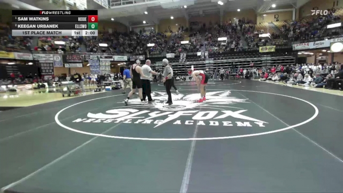 190 lbs 1st Place Match - Sam Watkins, Hoxie Hs vs Keegan Urbanek ...