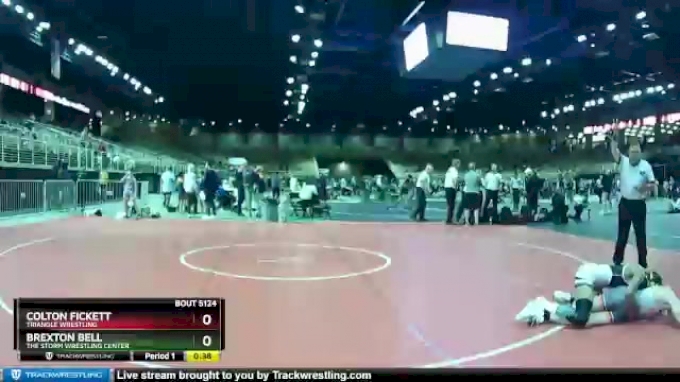 135 lbs Cons. Round 3 - Colton Fickett, Triangle Wrestling vs Brexton ...