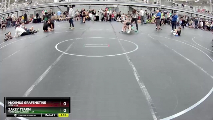 110 lbs Round 3 (6 Team) - Zakey Tsarni, Team Germantown vs Maximus ...