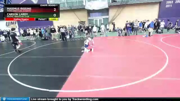 126 lbs Champ. Round 1 - Carson Lardy, MATPAC Wrestling Club vs Maximus ...