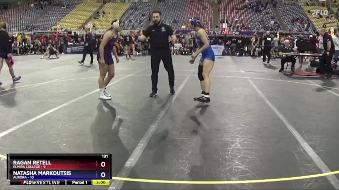 131 lbs 2nd Wrestleback (16 Team) - Ragan Retell, Elmira College vs ...