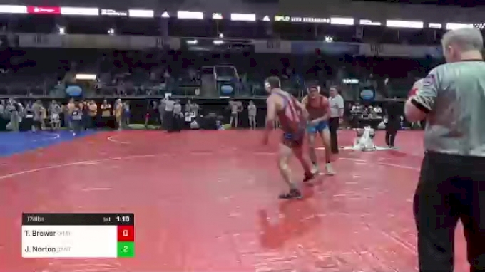 174 lbs Final - Trey Brewer, Unattached vs Joseph Norton, Canton Wrestling