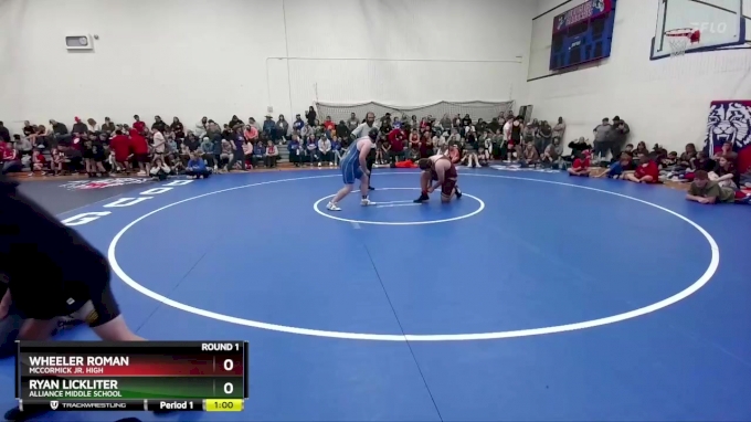 202-242 lbs Round 1 - Wheeler Roman, McCormick Jr. High vs Ryan ...