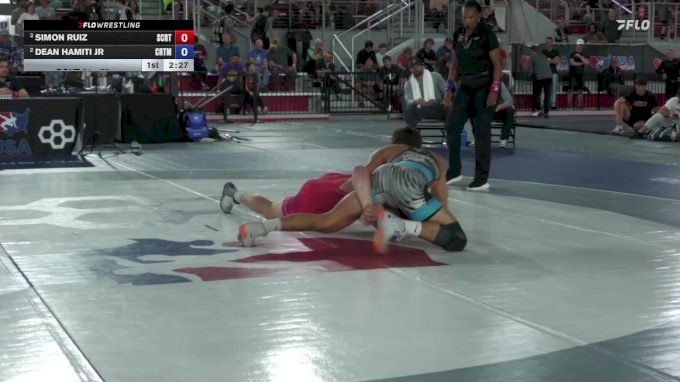 79 lbs Semis - Simon Ruiz, Spartan Combat RTC/ Titan Mercury Wrestling ...