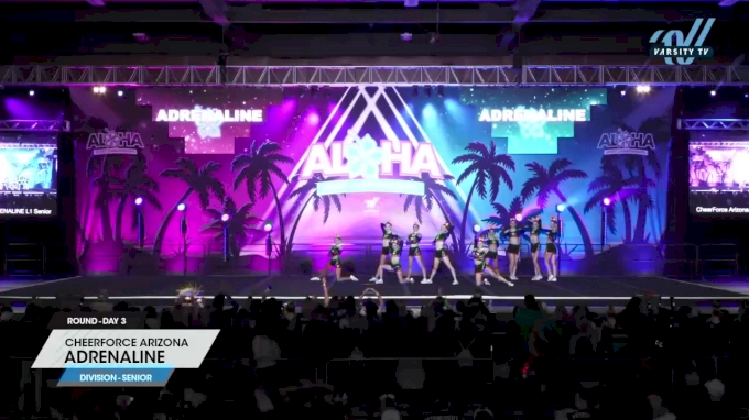 CheerForce Arizona - ADRENALINE [2023 L1 Senior Day 3] 2023 Aloha Grand ...