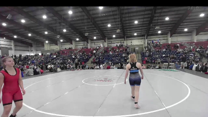 132 lbs Semifinal - Nia Hagler, Rulon Gardner Gold Medal Gym vs Marissa ...