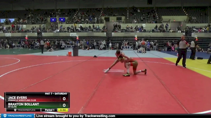 90 lbs Semifinal - Jace Evers, Pinnacle Wrestling Club vs Braxton ...