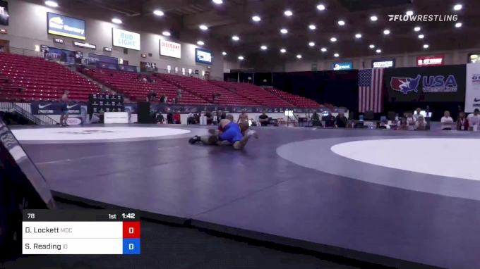 78 lbs 3rd Place - Donald Lockett, Mad Cow Wrestling Club vs Samuel ...