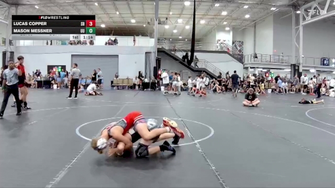120 lbs Round 2 (6 Team) - Lucas Copper, Smitty`s Barn vs Mason Messner ...