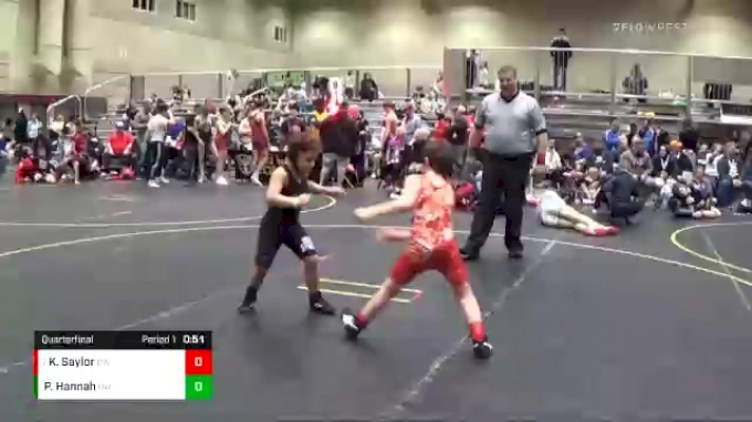 64 lbs Quarterfinal - Konner Saylor, LakeVille Falcons Wrestling vs ...