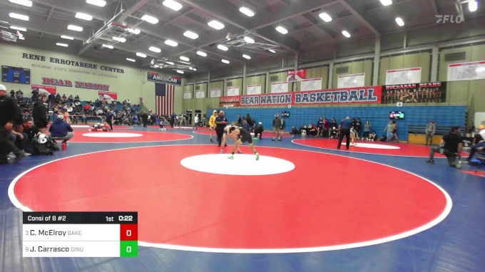 115 lbs Consi Of 8 #2 - Caleb McElroy, Bakersfield vs Jasias Carrasco ...