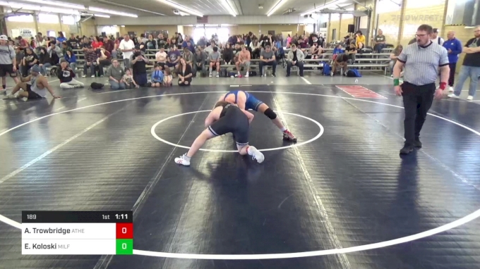 189 lbs Consi Of 8 #1 - Alexzander Trowbridge, Athens vs Ethan Koloski ...