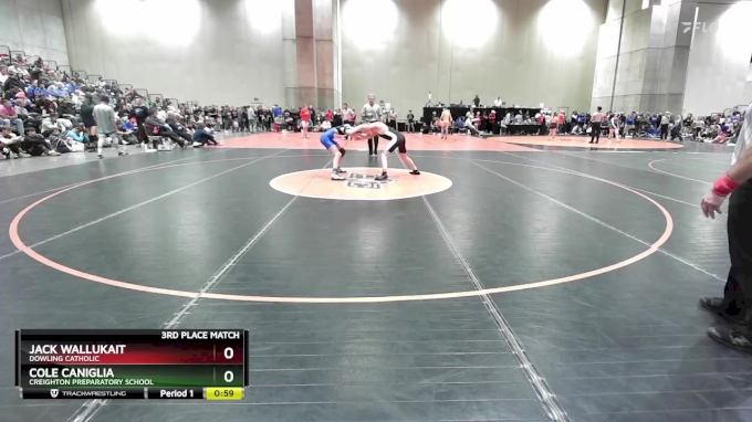 113 lbs 3rd Place Match - Jack Wallukait, Dowling Catholic vs Cole ...