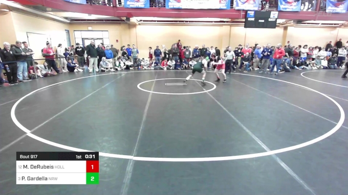 126 lbs Round Of 16 - Michael DeRubeis, Holliston vs Phoenix Gardella ...