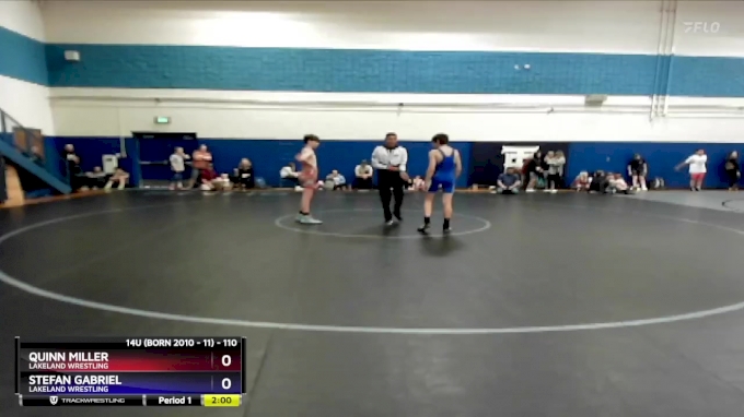 110 lbs Round 1 - Stefan Gabriel, Lakeland Wrestling vs Quinn Miller ...