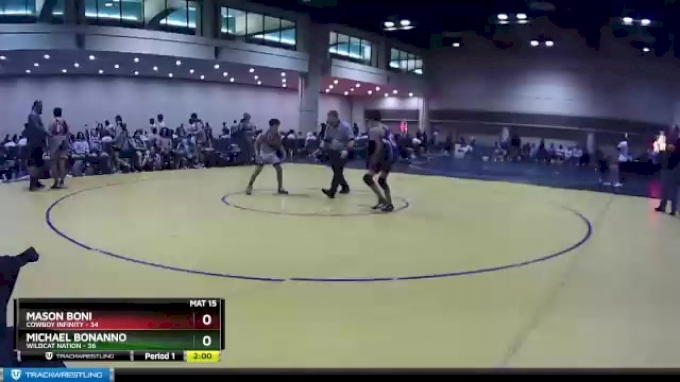 106 lbs Round 6 (10 Team) - Michael Bonanno, Wildcat Nation vs Mason ...