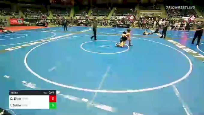 80 lbs Consi Of 16 #1 - Devin Ehler, Storm Elite vs Isaiah Tuttle ...