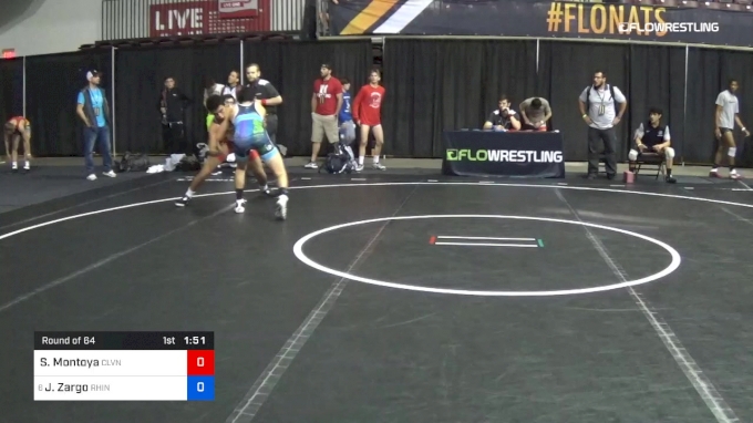 65 kg Round Of 64 - Sergio Montoya, Clovis North vs Joseph Zargo, Rhino ...