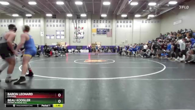 215 lbs Champ. Round 3 - Beau Koogler, Franklin Road Aca. vs Baron ...