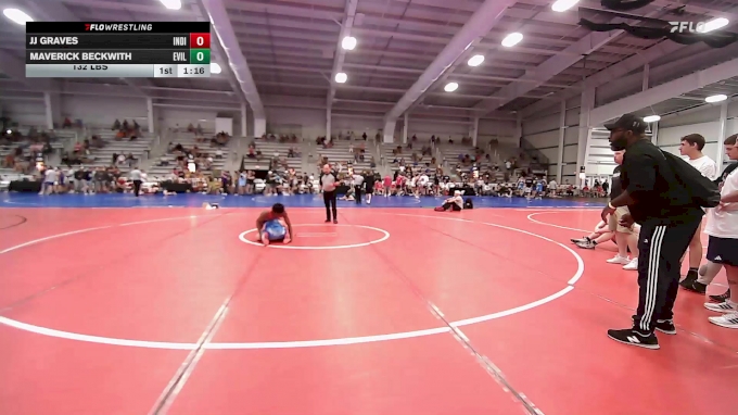 132 lbs Rr Rnd 2 - JJ Graves, Indiana Outlaws Gray vs Maverick Beckwith ...
