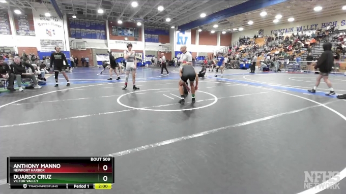 150 lbs Semifinal - Anthony Manno, Newport Harbor vs Duardo Cruz ...