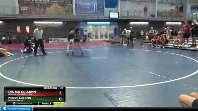115 lbs Round 5 - Sawyer Goodwin, Jackson USA Wrestling vs Pierre ...