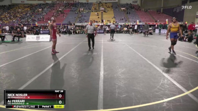 197 lbs Finals (2 Team) - AJ Ferrari, CSU Bakersfield vs Nick Nosler ...