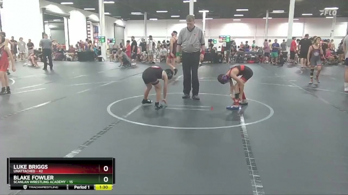 64 lbs Round 1 - Blake Fowler, Scanlan Wrestling Academy vs Luke Briggs ...